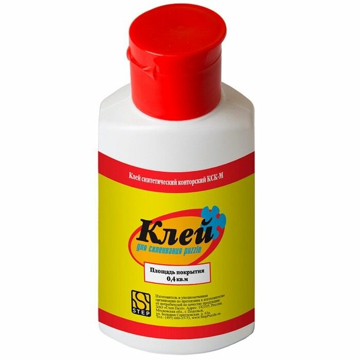 Клей для пазлов Step Puzzle Синтетический, площадь покрытия 0,4 м2, 100 г