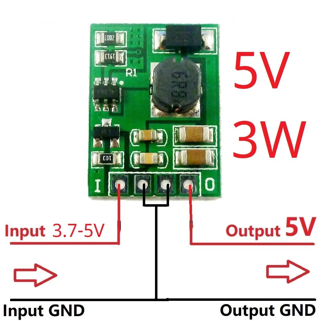 Конвертер DC/DC Eletechsup 3.7-12В 5V
