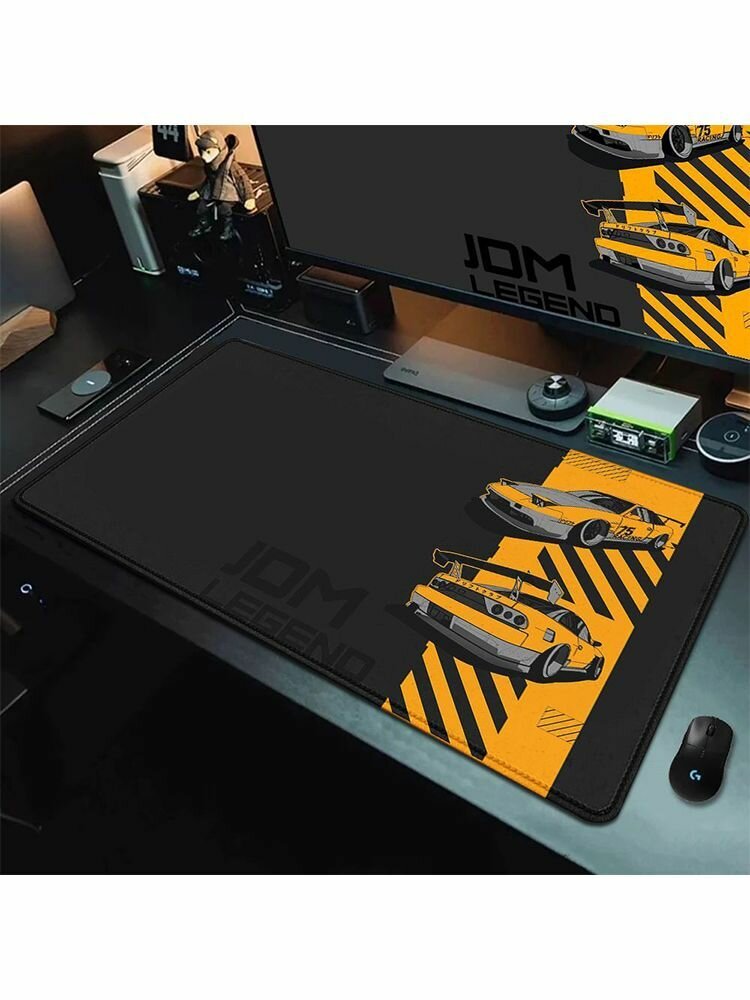 Initial D Анимационный коврик для клавиатуры и мыши JDM с крупномасштабной гоночной игрой, ковер для рабочего стола ноутбука, компьютерные аксессуары для ПК большого размера 40x90xxl