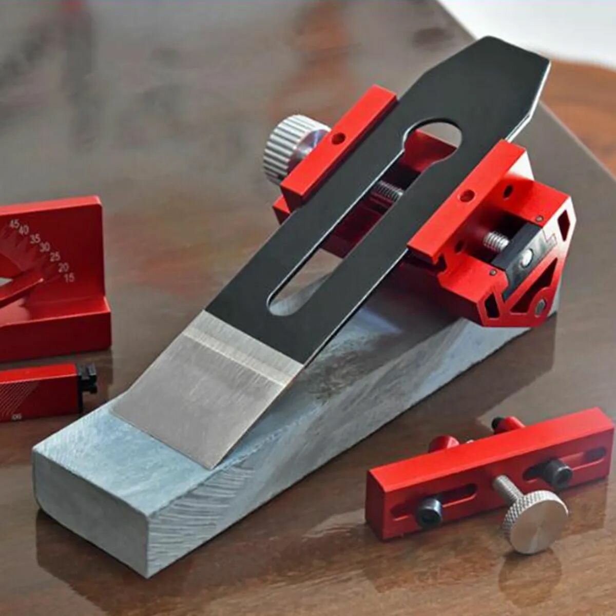 Держатель для заточки кромок долота по дереву, тележка для заточки стамесок и нодей рубанков, 86ммх50ммх80мм
