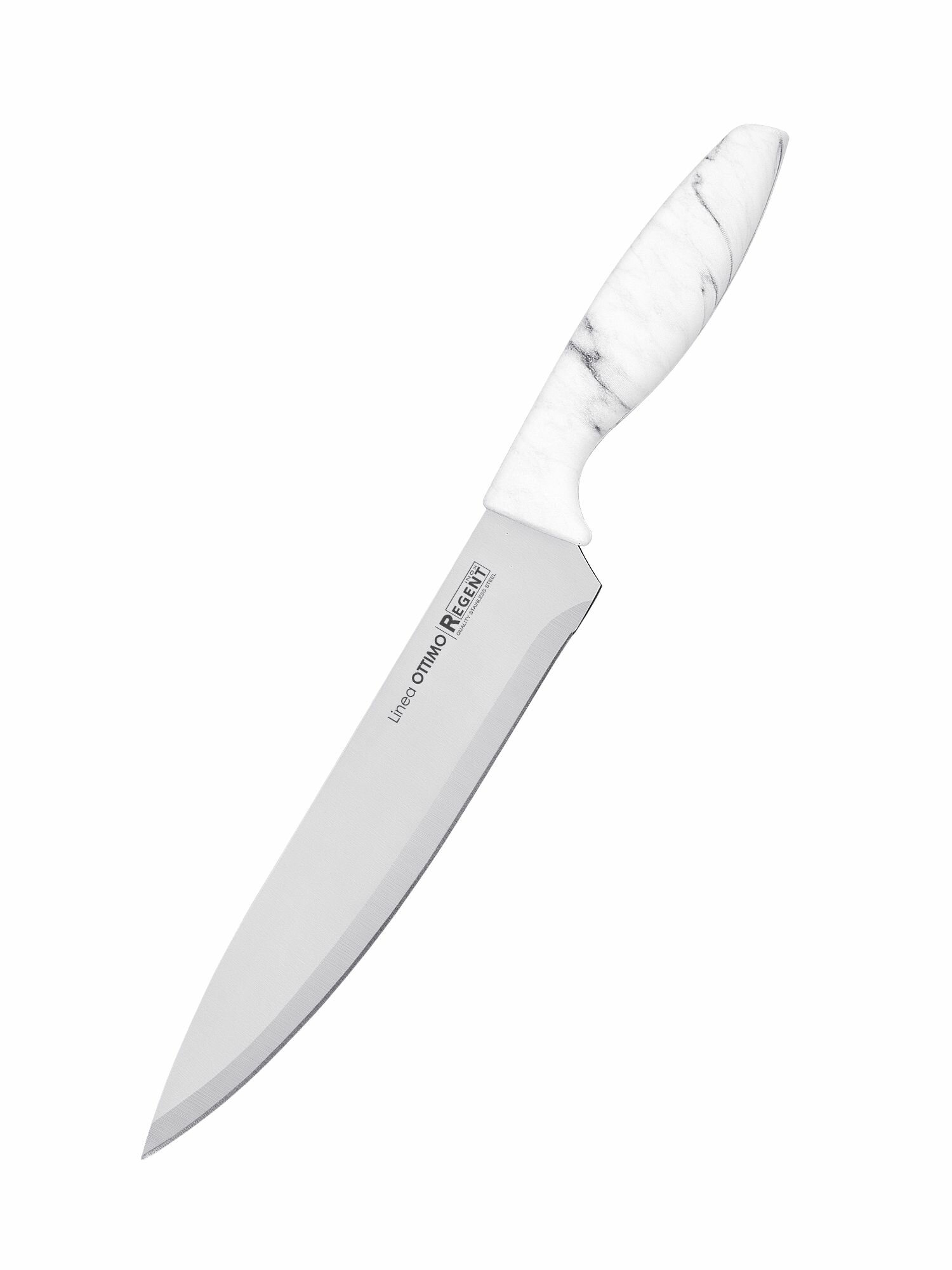 Нож шеф разделочный Linea "OTTIMO" универсальный кухонный инструмент поварской острый инвентарь из нержавеющей стали для мяса овощей хлеба
