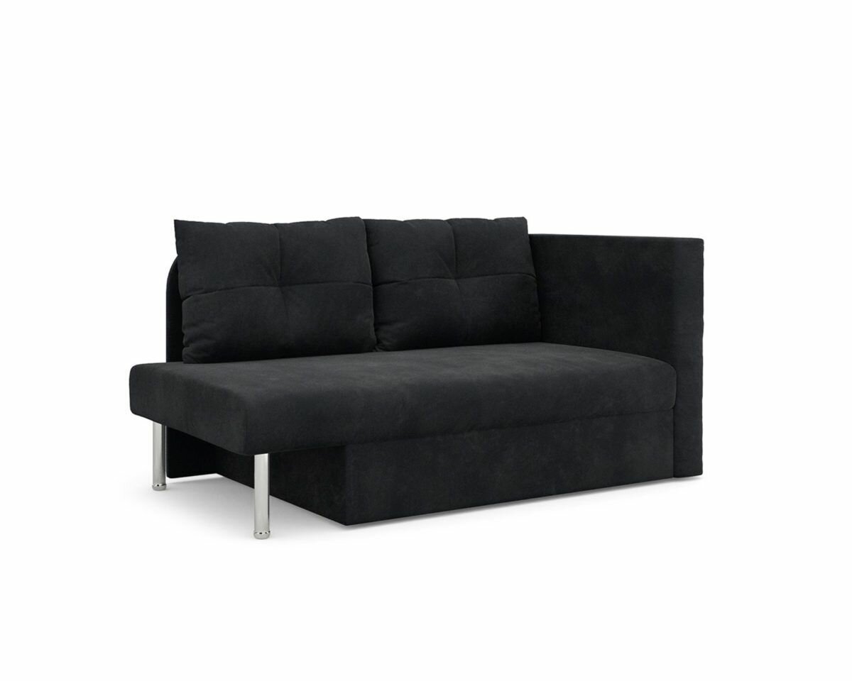 Софа Mebel-ars Алиса велюр Велюр черный/НВ-178/17 Размеры: Высота 830мм Глубина 800мм Ширина 1500мм