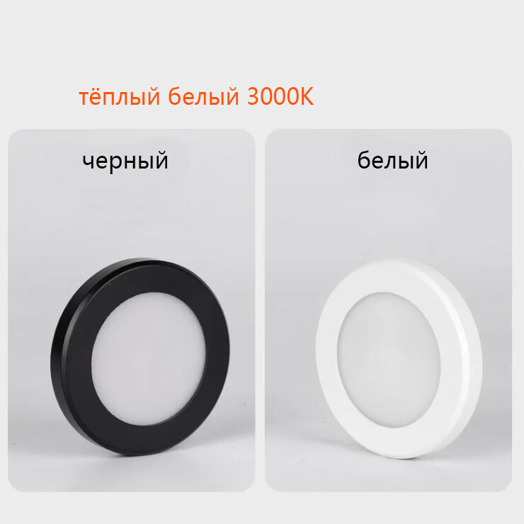 3000K Светодиодный светильник мини поверхностного монтажа AC220V 3W 5W 7W