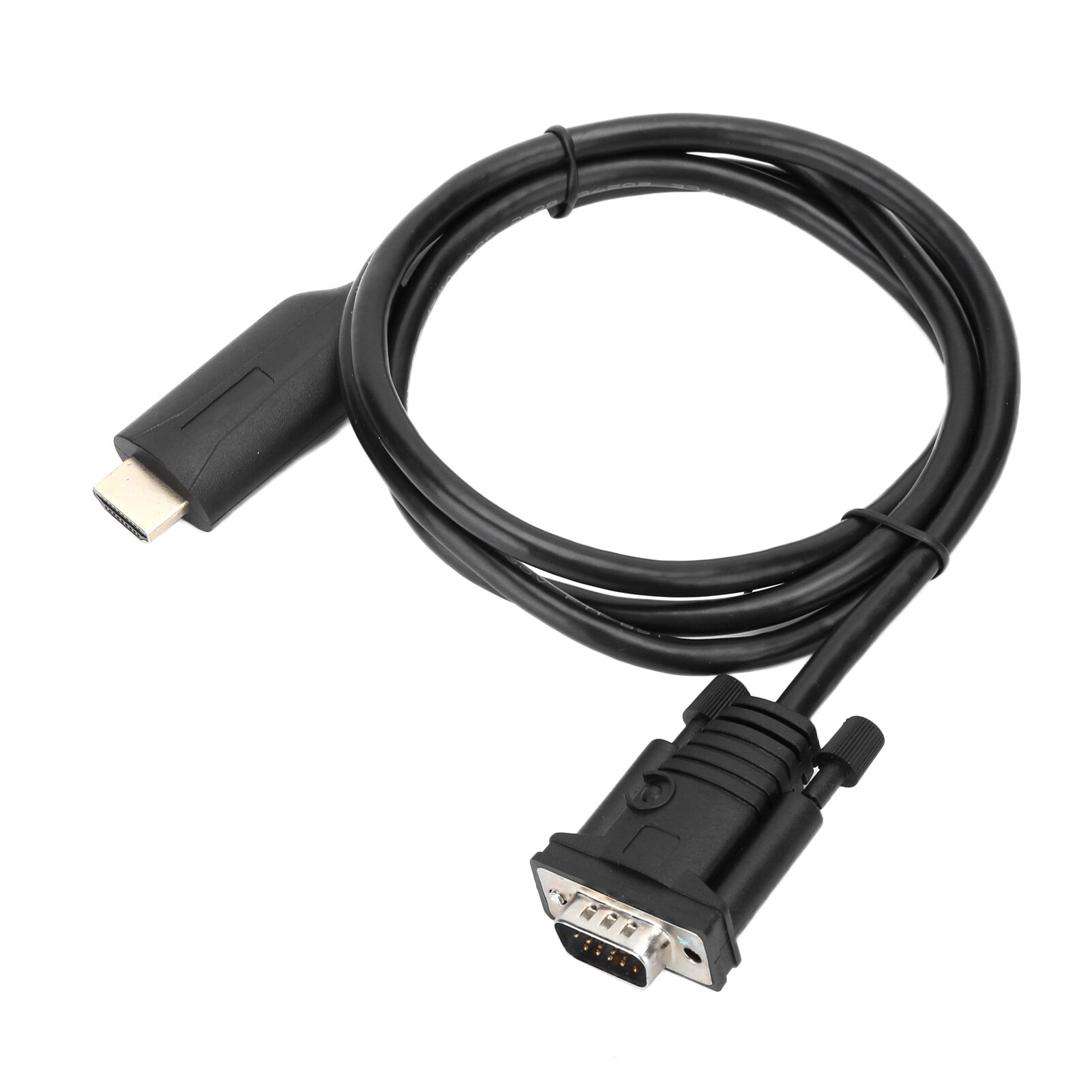 Адаптер преобразователя HDMI в VGA Преобразователь цифро-аналогового сигнала с кабелем длиной 1,2 м