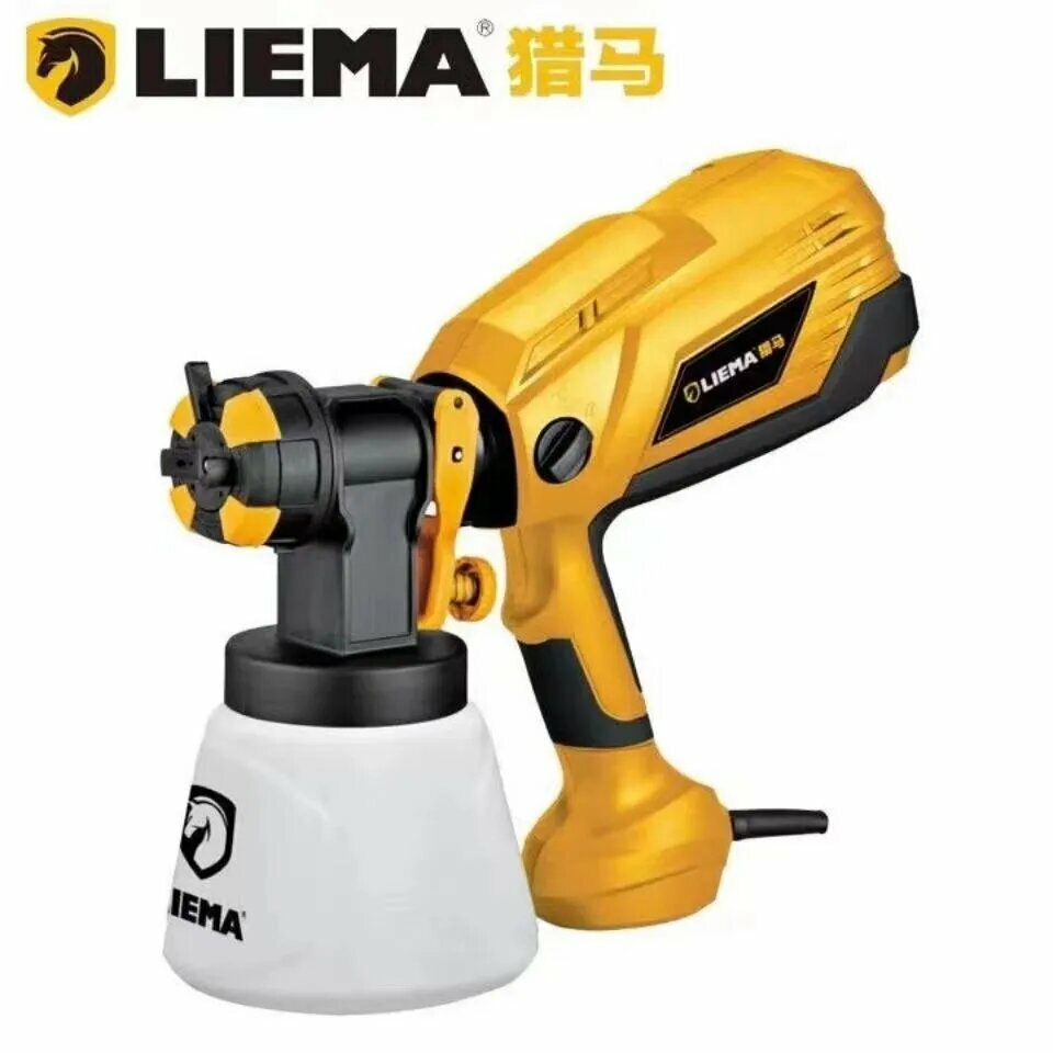 KNOW EASY-HSG9675 Краскопульт Боевая лошадь, 750Вт, 0-1200мл/мин, 100DIN/сек, малошумный, шнур 4м