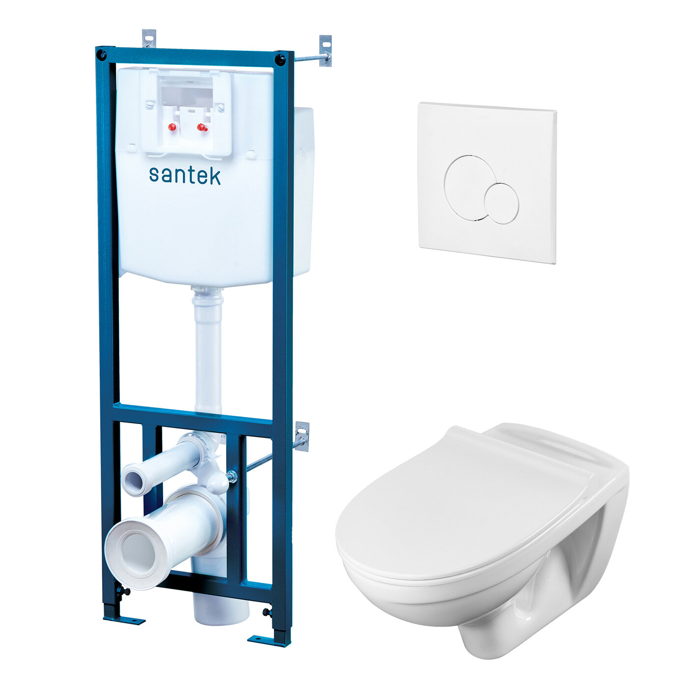 Унитаз с инсталляцией Santek Бореаль 1. WH30.2.464