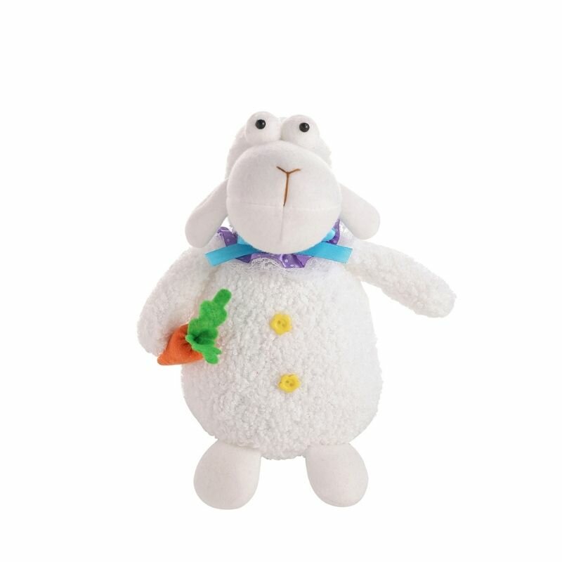 Кролики-гномы на Пасху, - белая овца