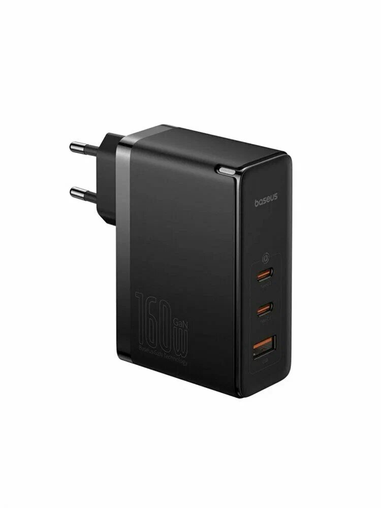 Сетевое зарядное устройство Baseus GaN5 Pro Digital Fast Charger 160W USB/2USB-C черное P10110825113-00