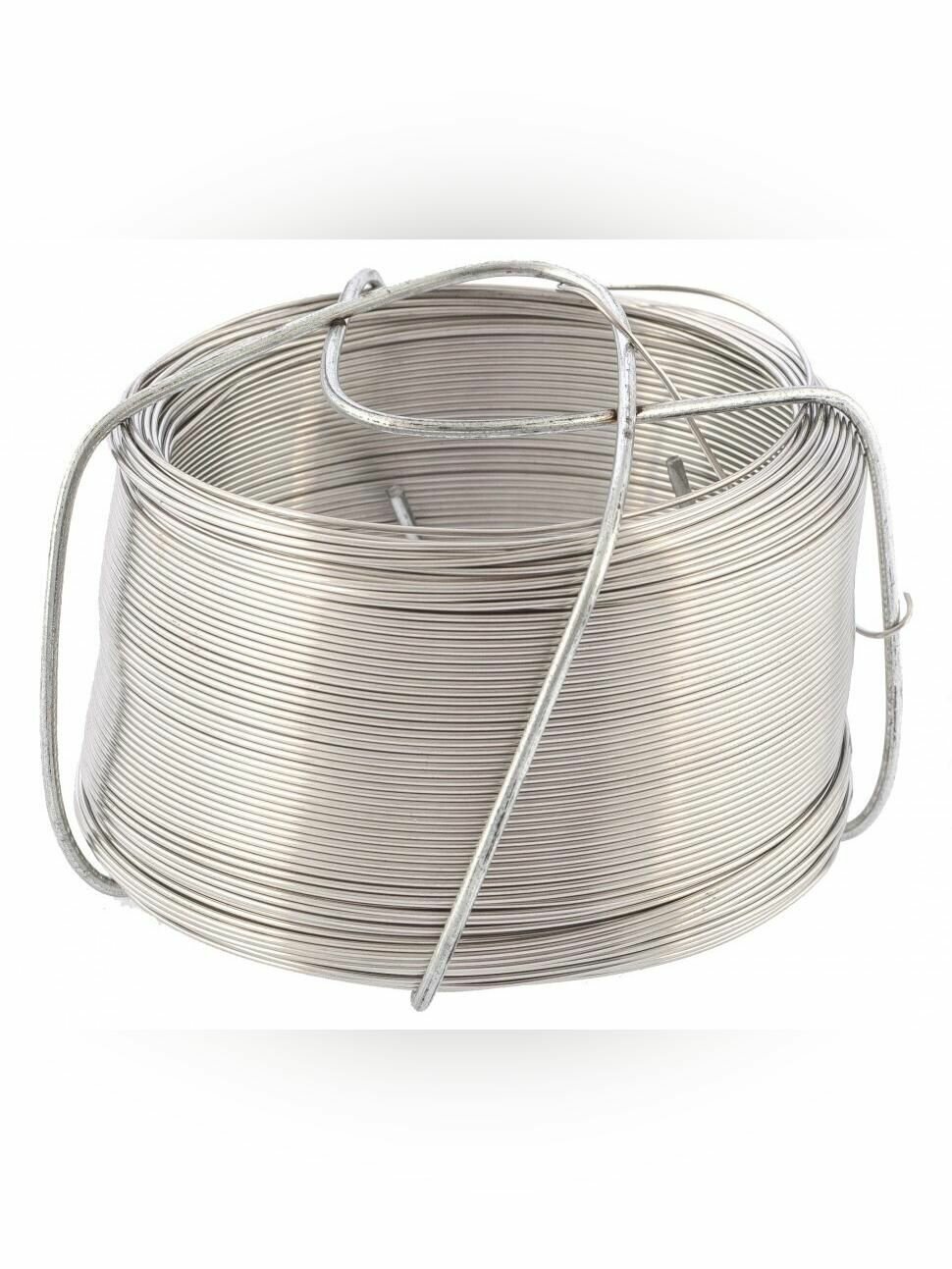 Проволока из нержавеющей стали 0.7 мм, длина 75 м Сибртех 47761