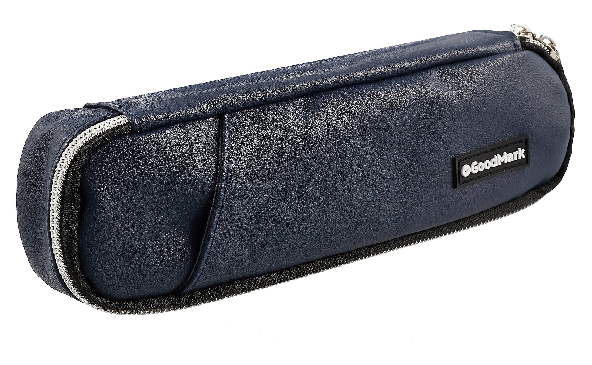 Пенал-косметичка 2 отделения "Private" темно-синий, 22*6*4 см