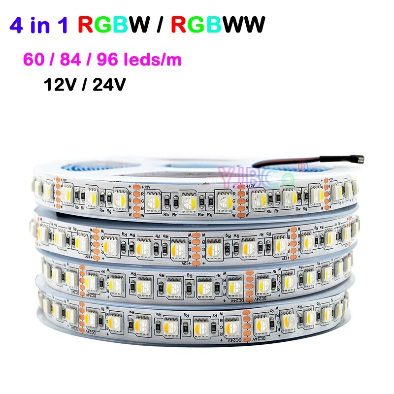 YJBCo RGBW/RGBWW светодиодная лента 5м 60LED/м