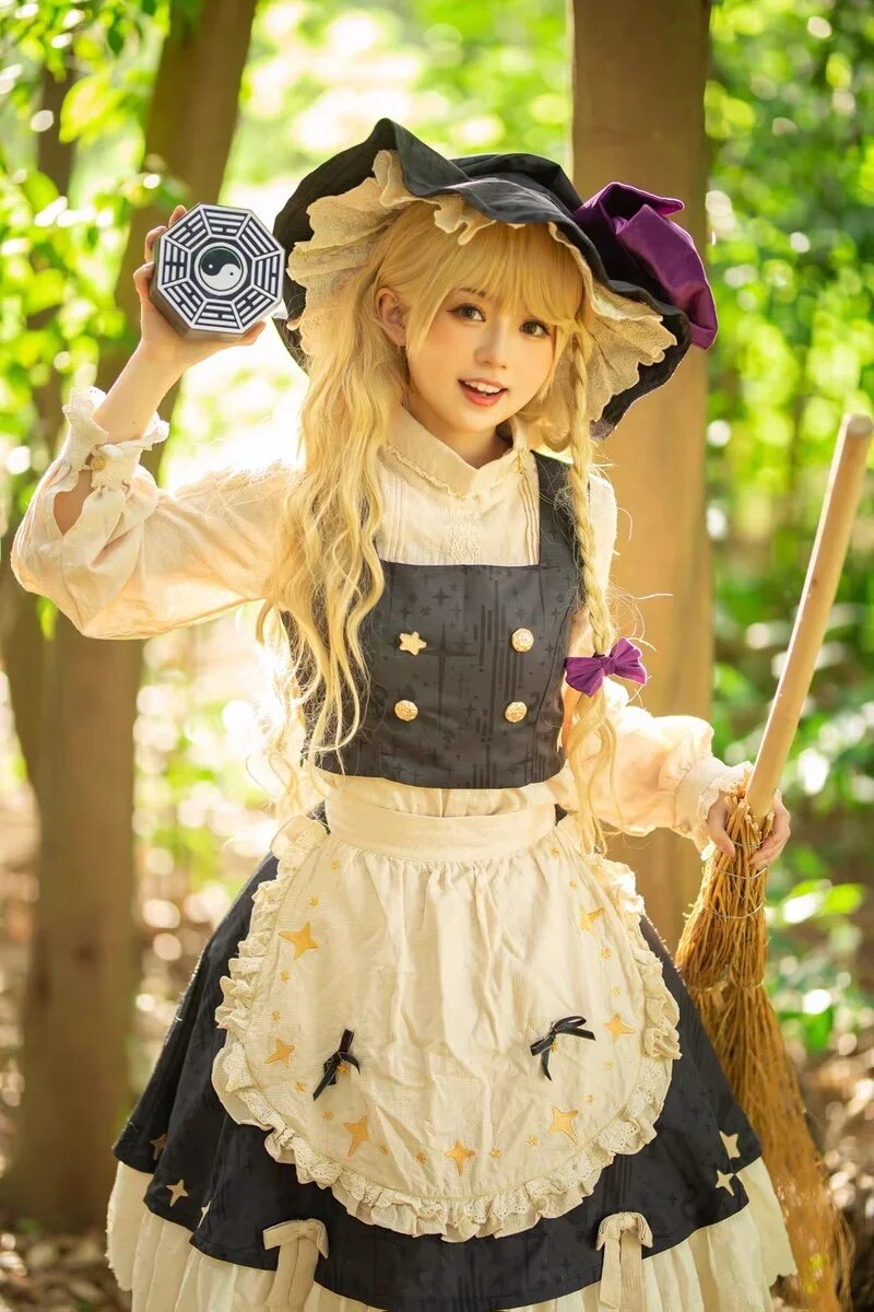 Косплей костюм Kirisame Marisa Pro Wow Cos XL, Long sleeves
