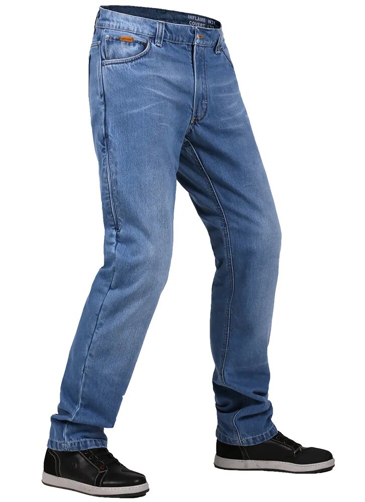 Мотоджинсы INFLAME COVERT (34), цвет светло-синий