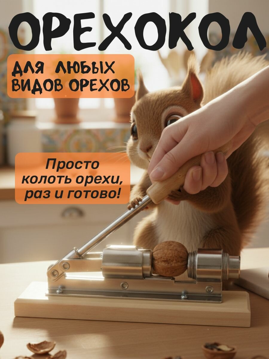 Орехокол металлический универсальный