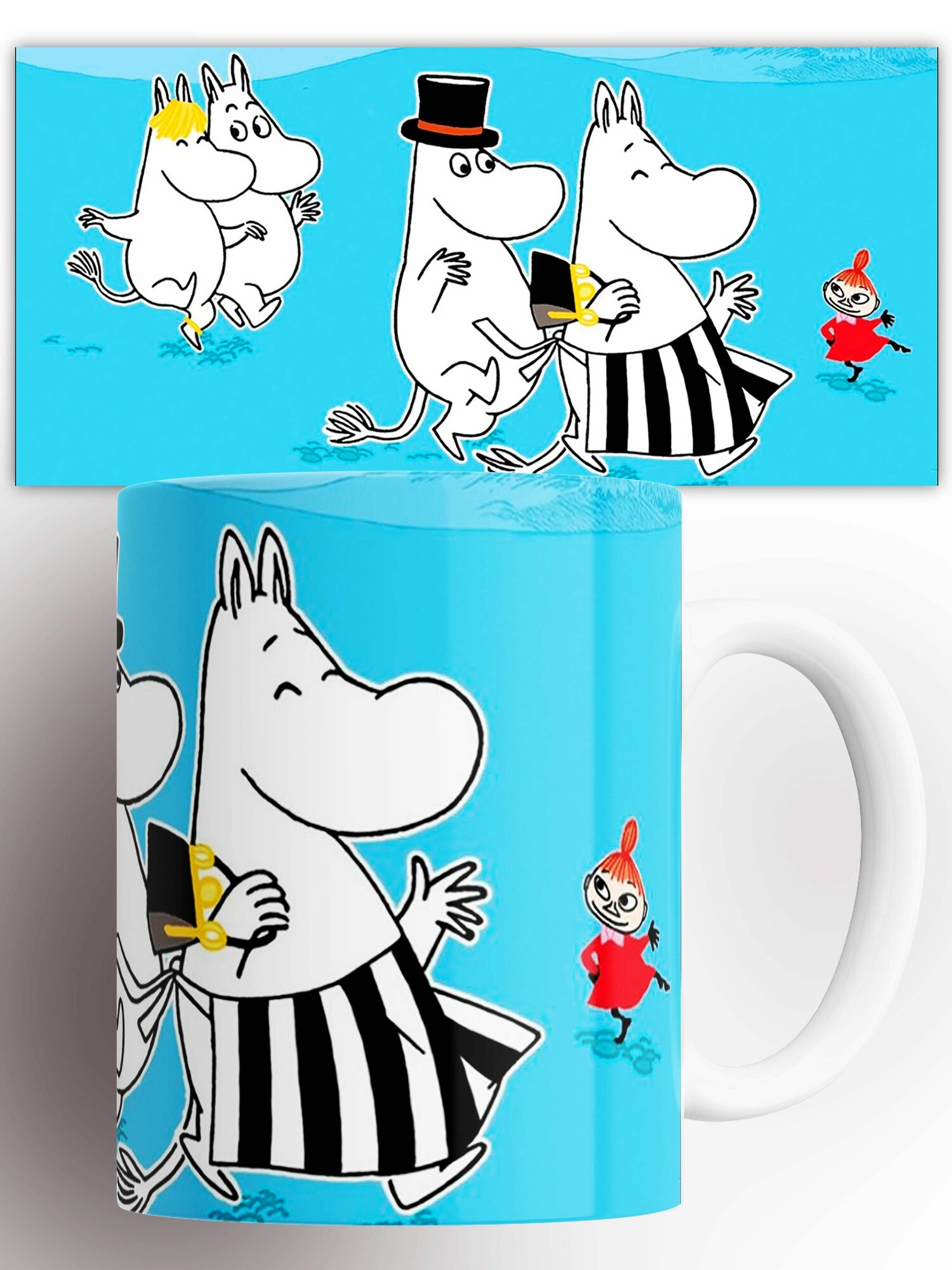 Кружка Муми-тролли Tanoshii Muumin Ikka 330 мл