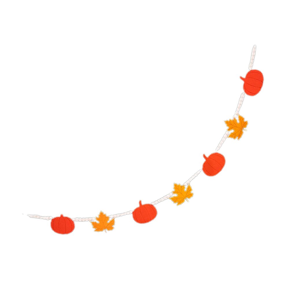 Нитка деревянных бусин из тыквенного клена