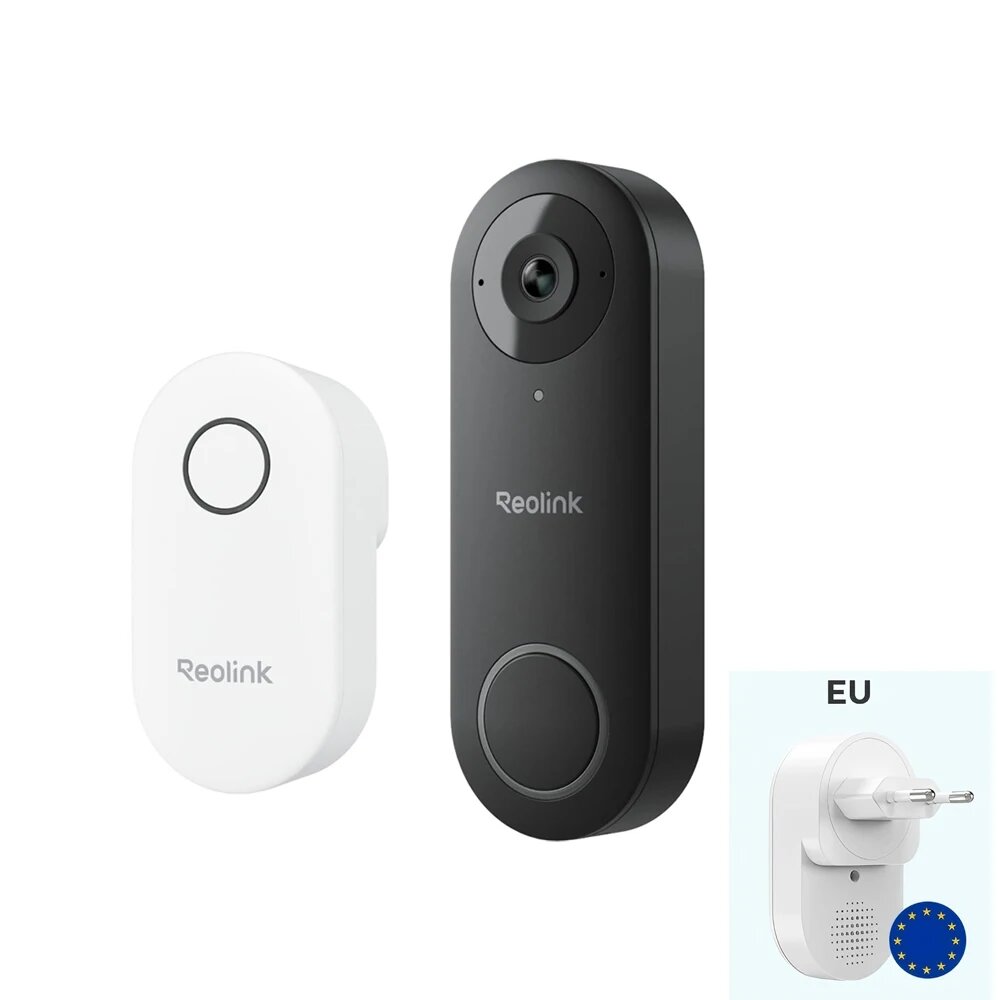REOLINK Видеодомофон 2K+ Wi-Fi для входной двери EU Plug Doorbell