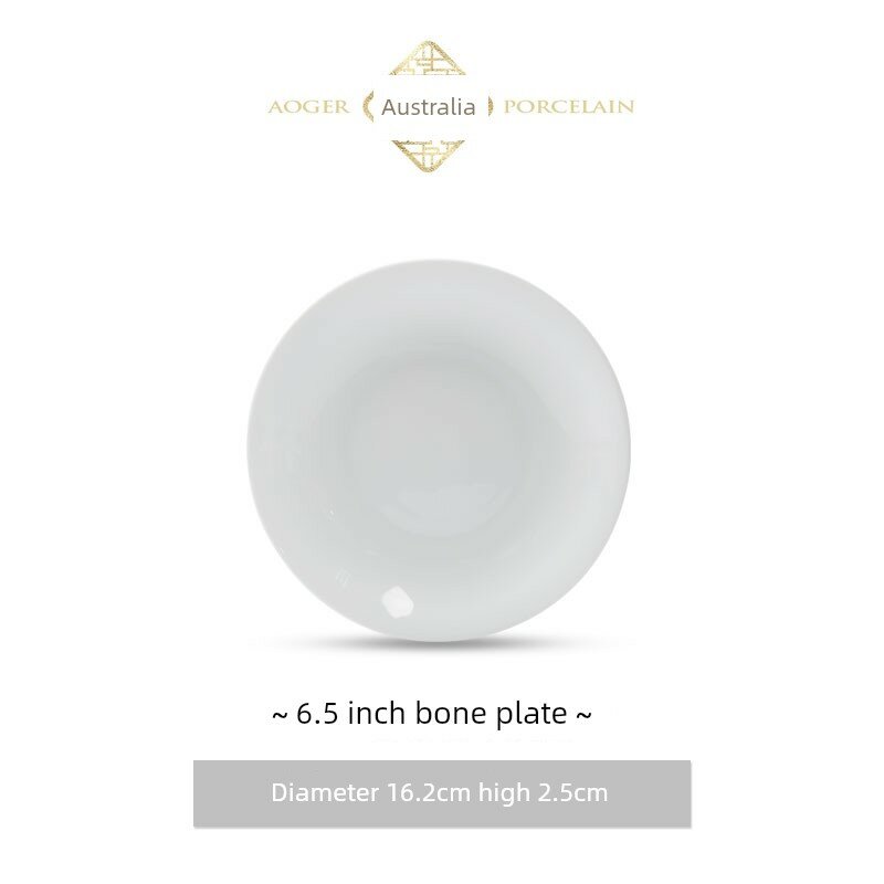 Элитные тарелки и миски с подглазурной росписью, керамические миски для еды из высококачественной белой глины из