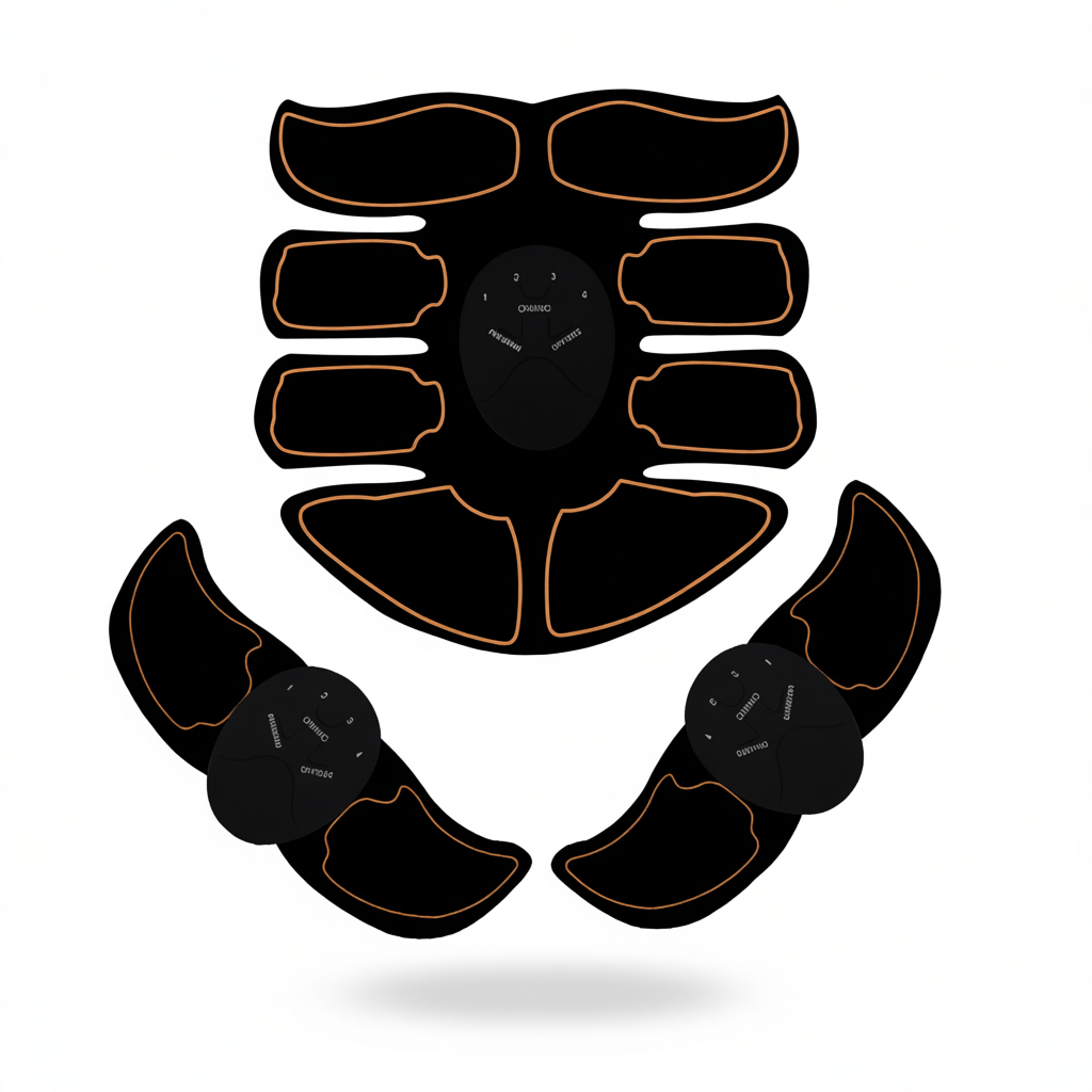 Набор миостимуляторов MyPads для мышц пресса, ног и рук EMS MyPads-TC-1237