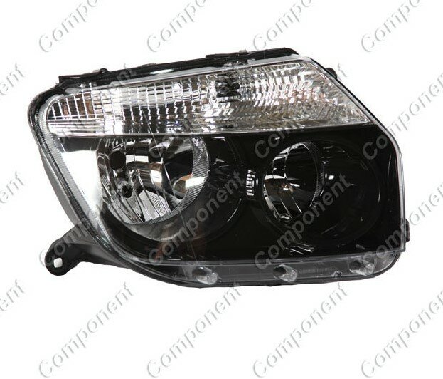 Фара Renault Duster 10-14 под. кор. черная правая Component