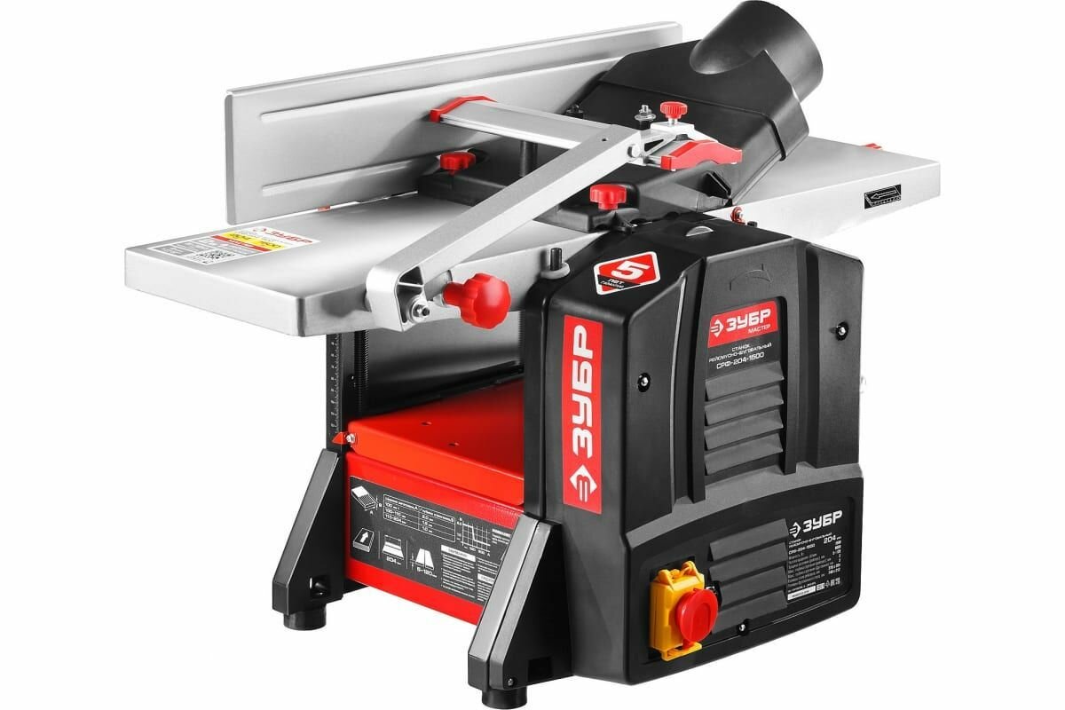 Фуговально-рейсмусовый станок ЗУБР СРФ-204-1500 1.5 кВт