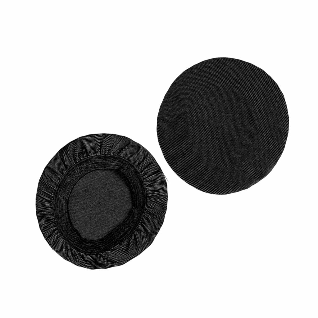 Одноразовый защитный чехол для наушников из эластичной лайкры универсальные наушники 6 ~ 8,5 см-черный