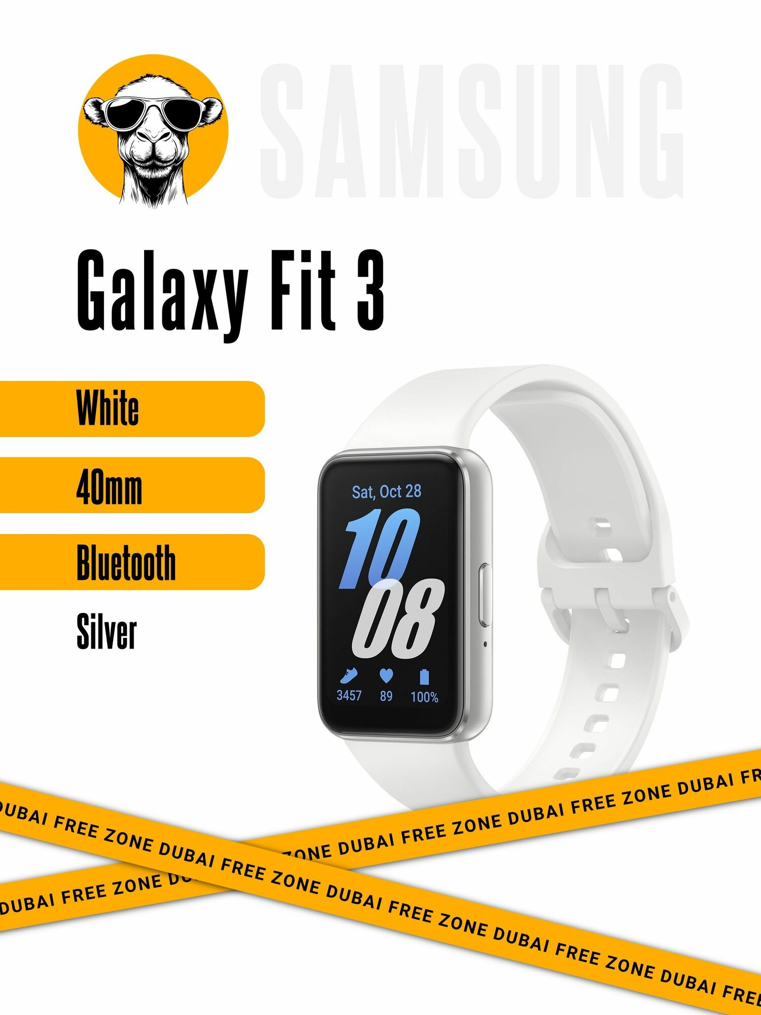 Фитнес-браслет Samsung Galaxy Fit 3 Silver/Серебристый