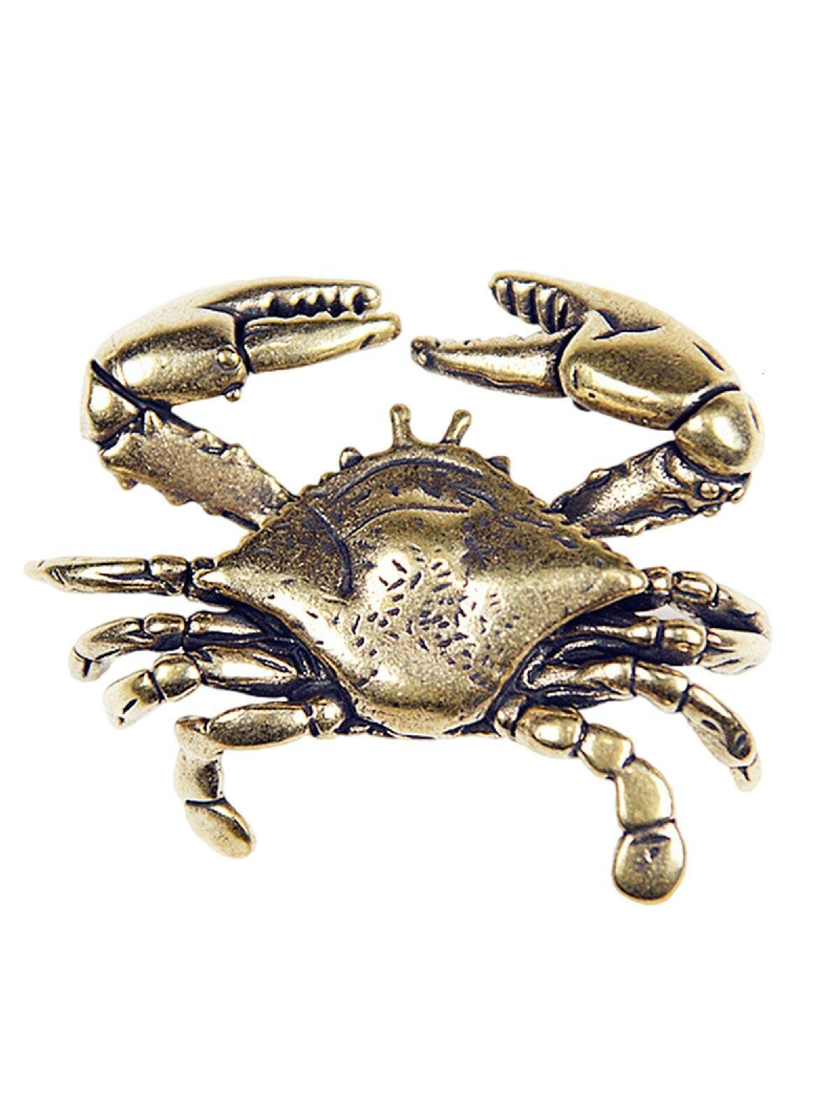 Статуэтки Крабов Латунные Крабы Статуэтки Крабов Декоративные Предметы Украшение стола Подарок
