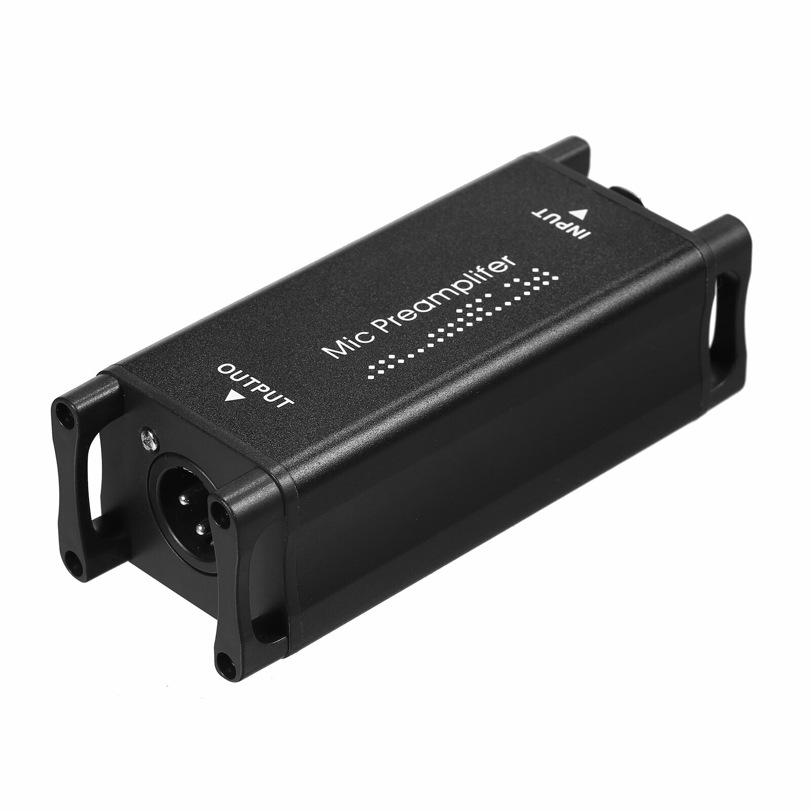 Черный микрофонный активатор, усилитель микрофона, предусилитель микрофона, усилитель звука для студийной записи, домашней записи, прямой трансляции или караоке