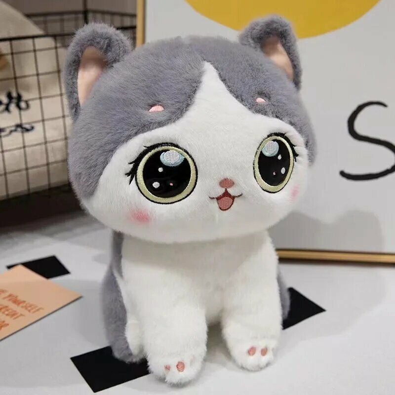 Кукла котенок, плюшевая игрушка для кошек, подарок на день рождения, 27 см