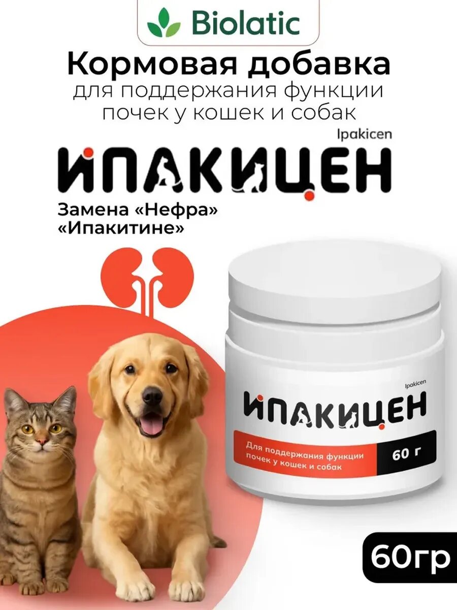 Ипакицен 60г для кошек и собак