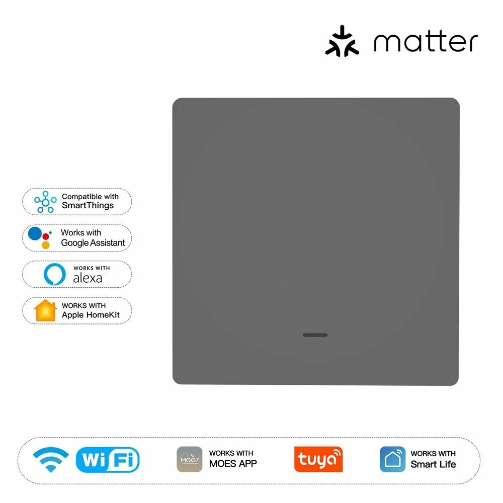Интеллектуальный Выключатель WiFi по Протоколу Matter