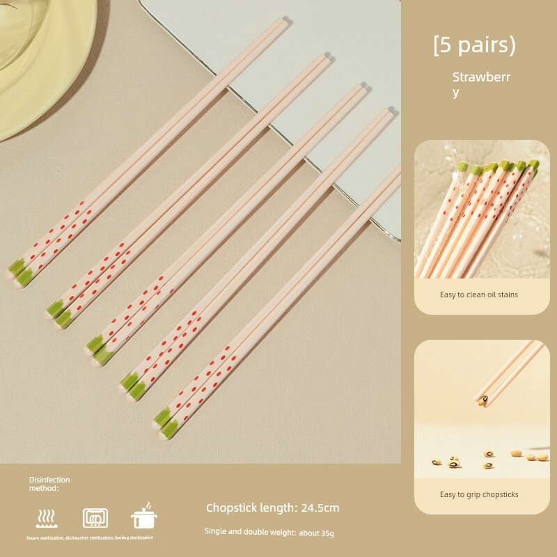 Керамические палочки для еды из кукурузы для домашнего использования, премиум-класса, термостойкие, новая модель 2025