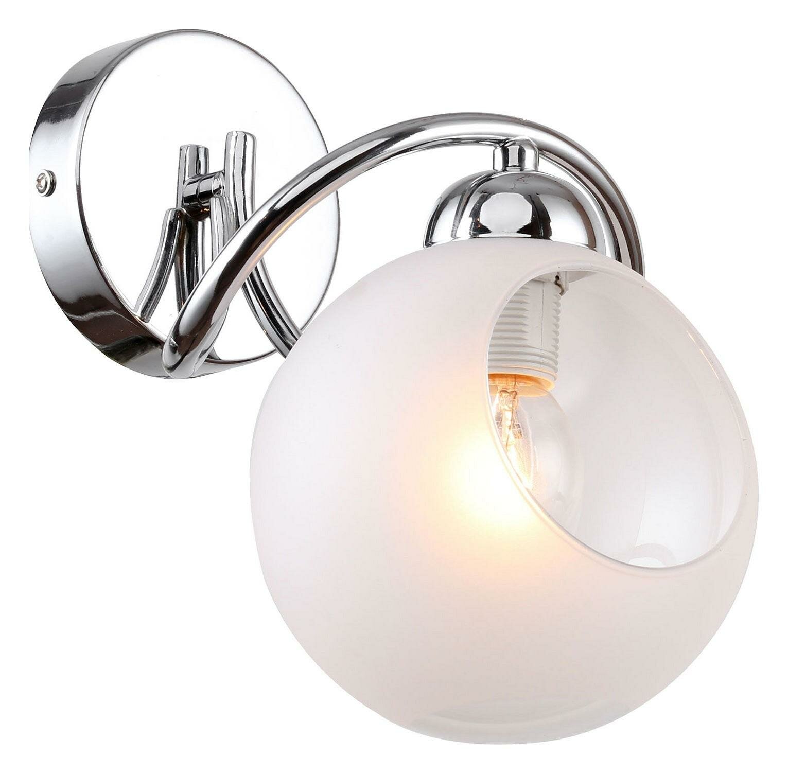 Бра Lussole Iliamna LSP-8141V цвет хром На монтажной пластине Модерн