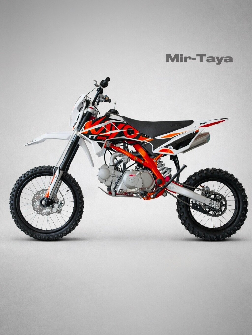 Питбайк KAYO BASIC K125EA 17/14 KRZ (п/автомат, эл. стартер 2024 г.)