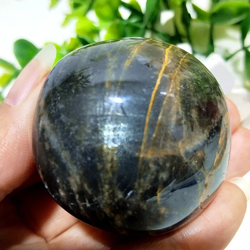 Черный лунный камень EBET для дома A6 85g
