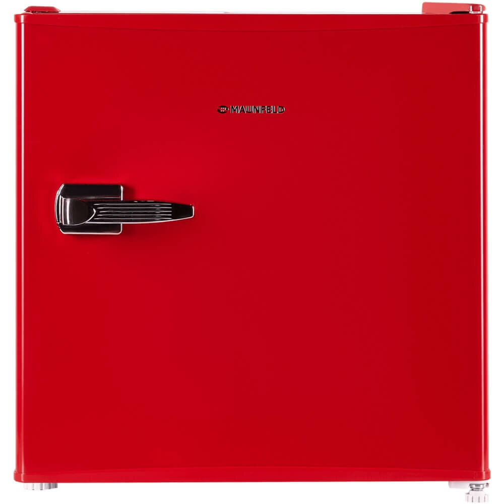 Холодильник Maunfeld MFF50RR, объем 50 л, без морозилки, красный