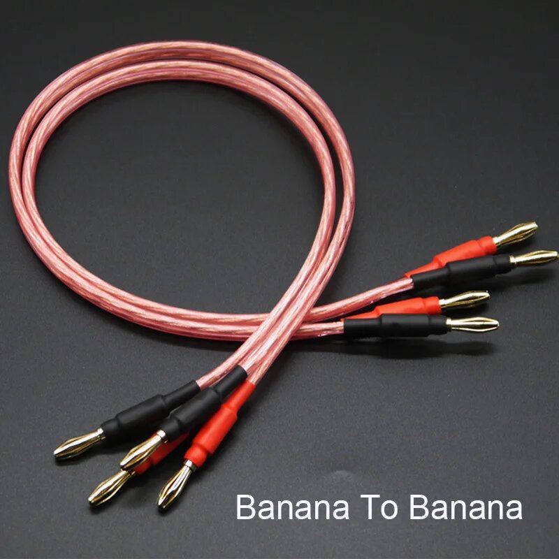 Аудиокабель INNTAKHIFI линейный штырь-штырь Banana to Banana, 1,5 м