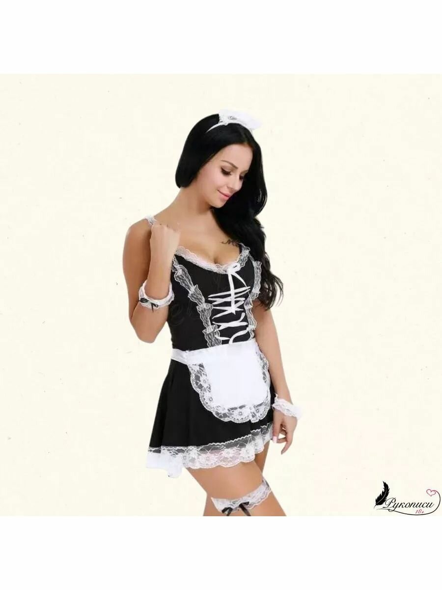 Ролевой эротический комплект "Горничная", в стиле BDSM для ролевой игры