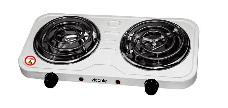 Плитка электрическая Viconte VC-905 1000 Вт белая