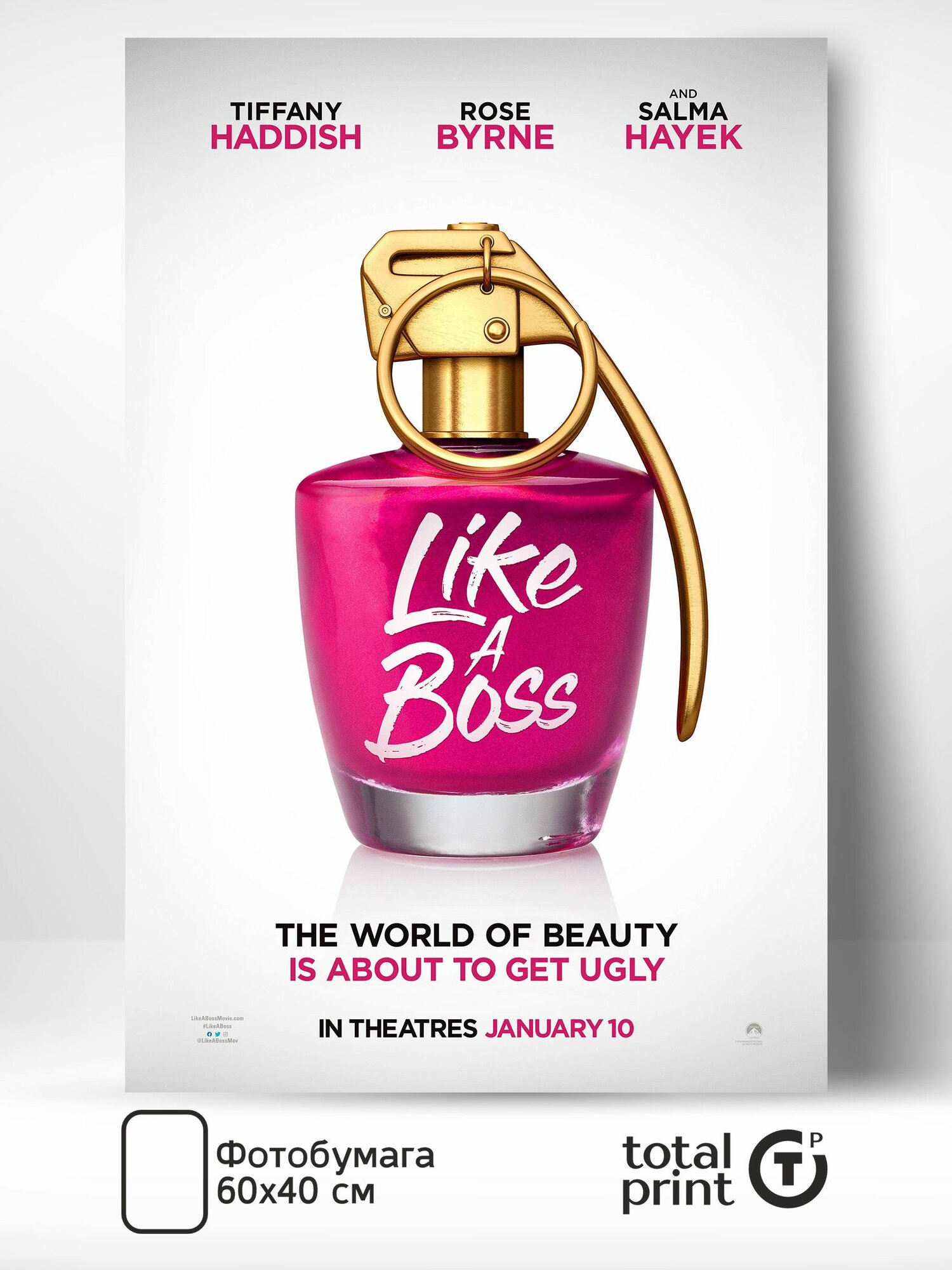 TotalPrint Постер для интерьера по фильму, 60х40см, Настоящие боссы