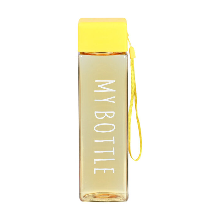 Бутылка для воды My bottle, 450 мл, 20×5.5 см, желтая