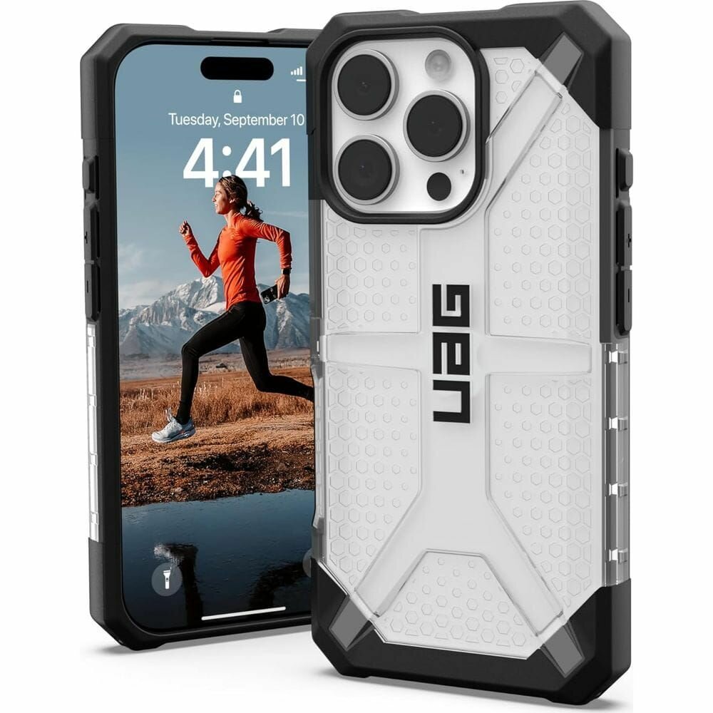 Чехол UAG Plasma для iPhone 16 Pro Max 6.9", цвет прозрачный (Ice)