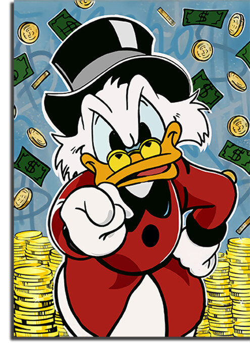 Картина "Скрудж" 70х45 см