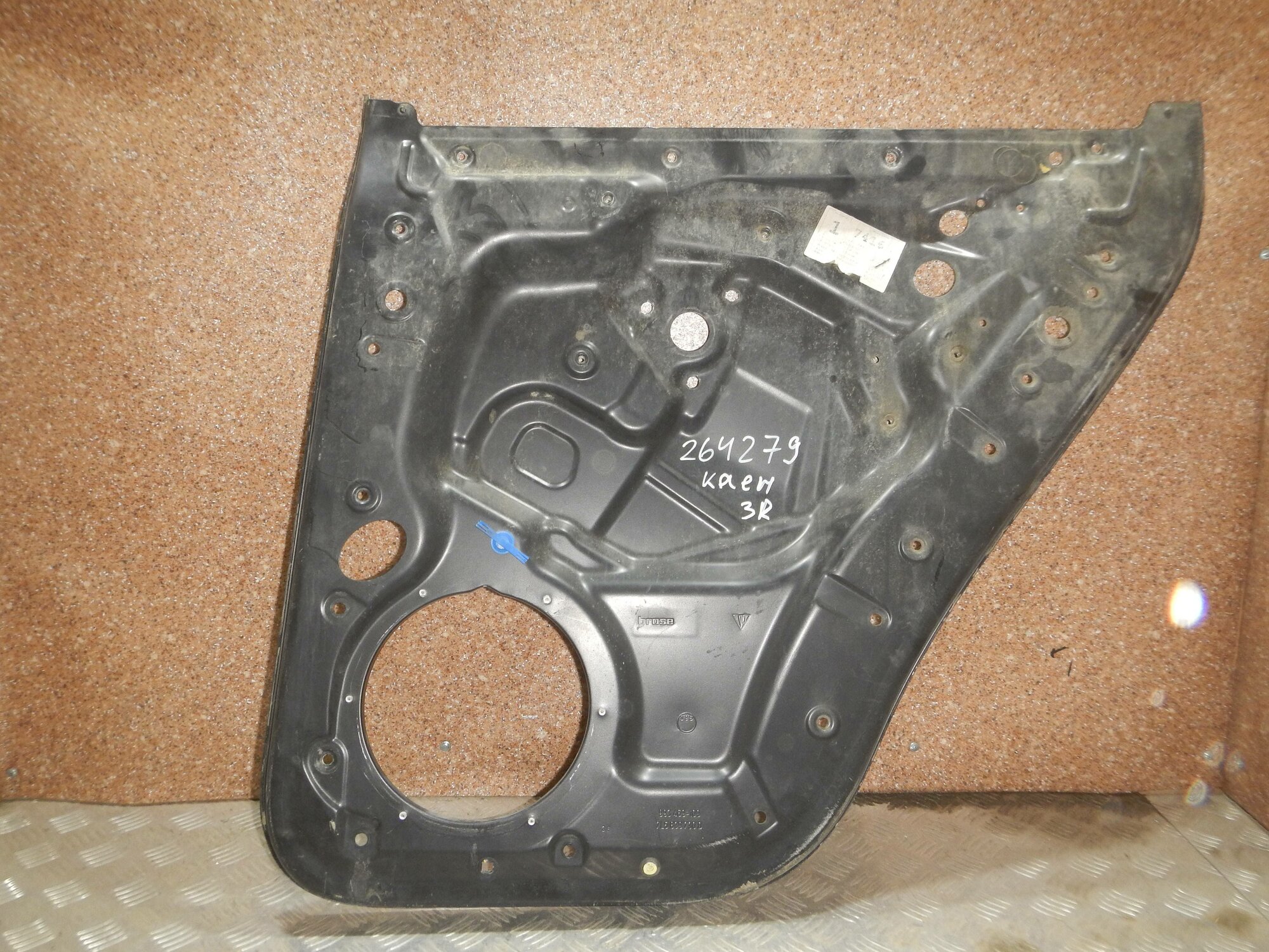 Б/У Внутреняя панель двери задней правой, Porsche (Порше)-Каен PORSCHE CAYENNE (03-10) без видимых повреждений 264279 VA...