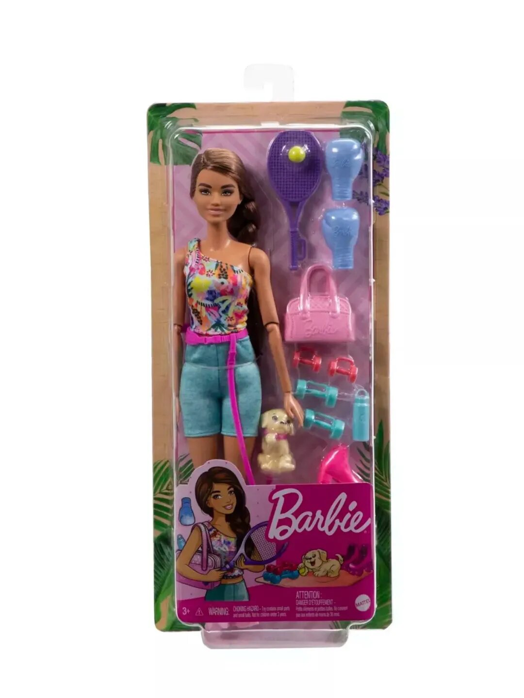 Barbie Игровой набор Спортсменка с собачкой