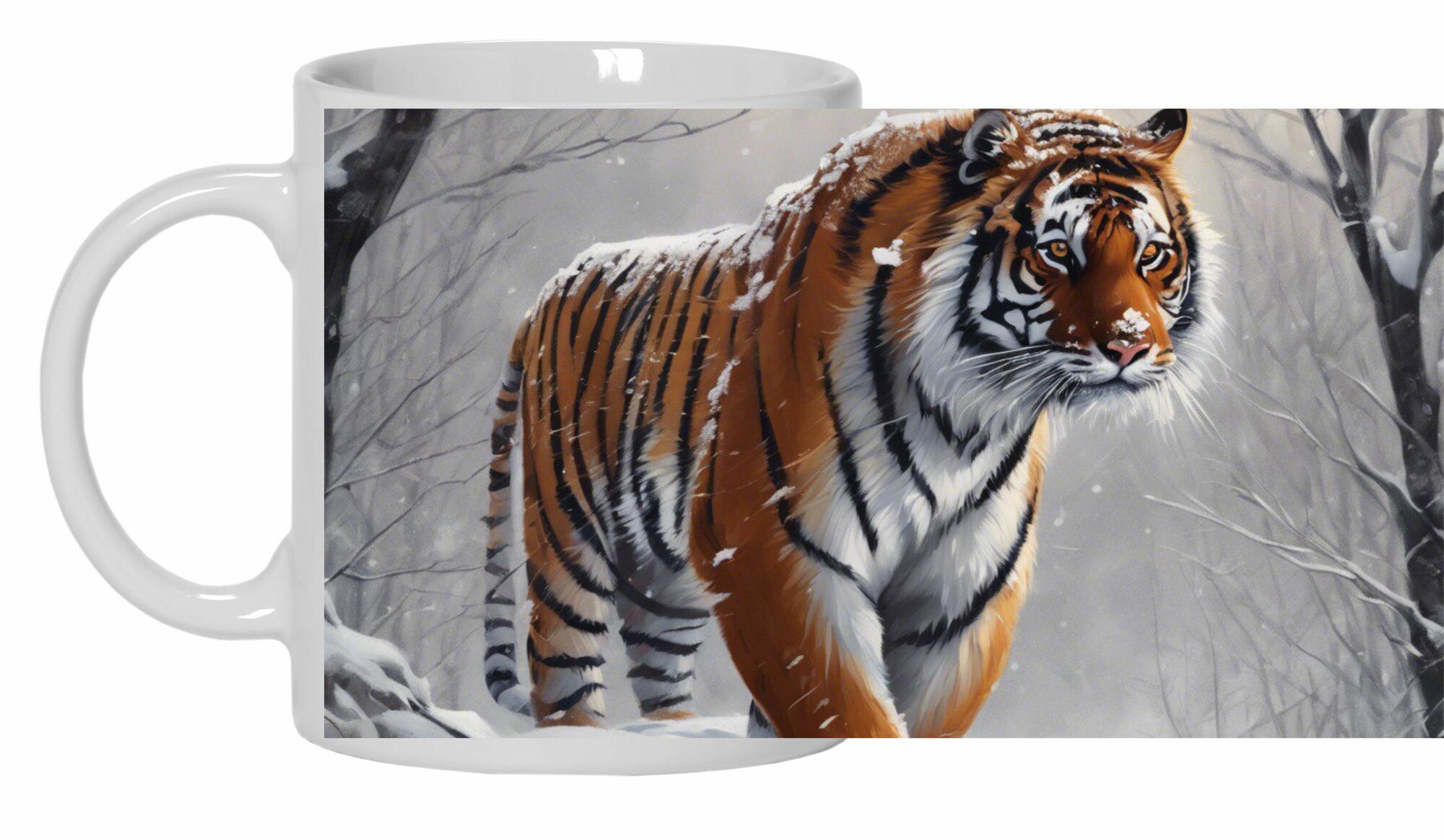 Кружка Новый год "Тигр" №1