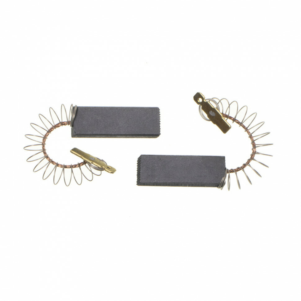 Угольные щетки электродвигателя 5x12,4x32мм, с пружиной, 2шт (p/n: CAR013UN, С013)