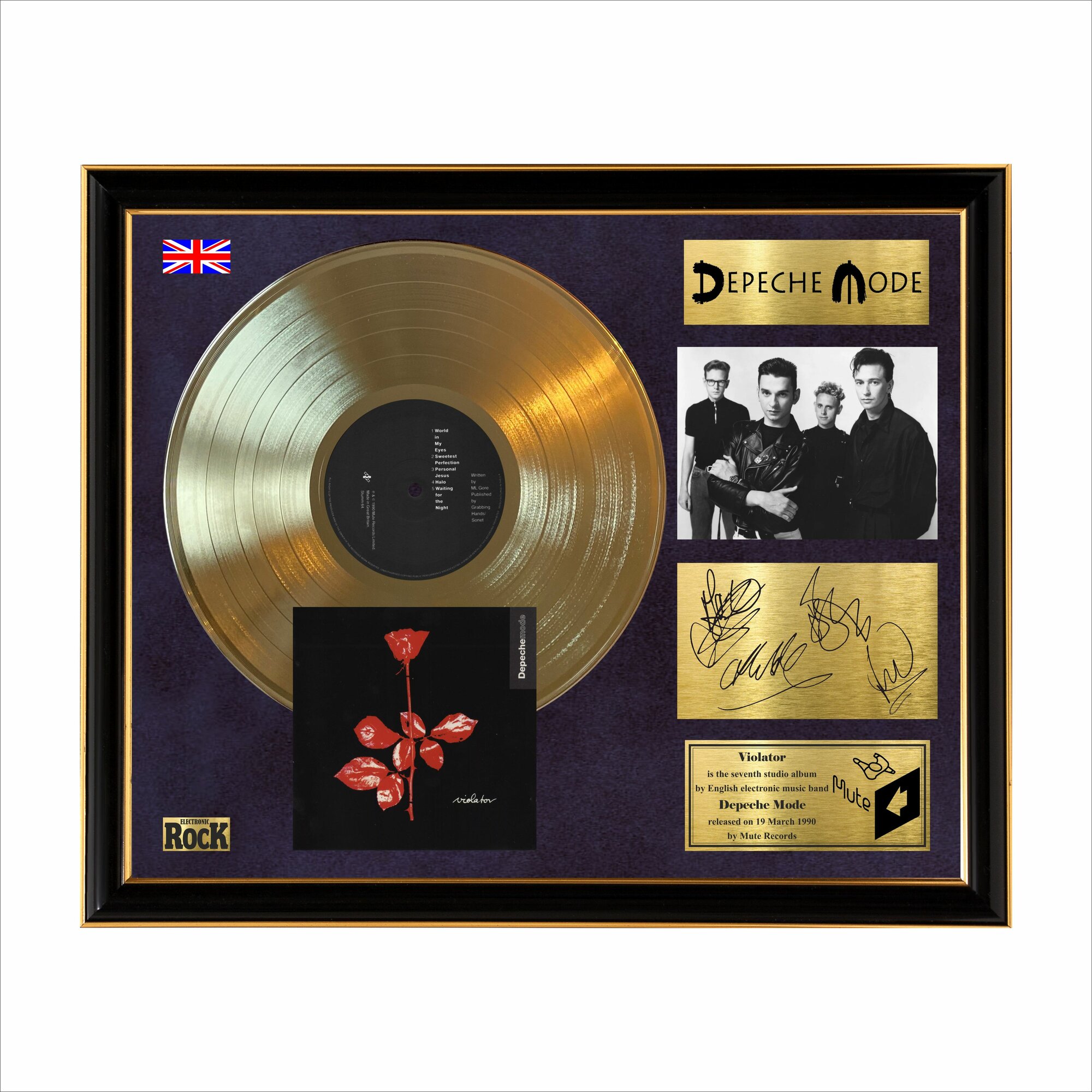 Картина в рамке Depeche Mode