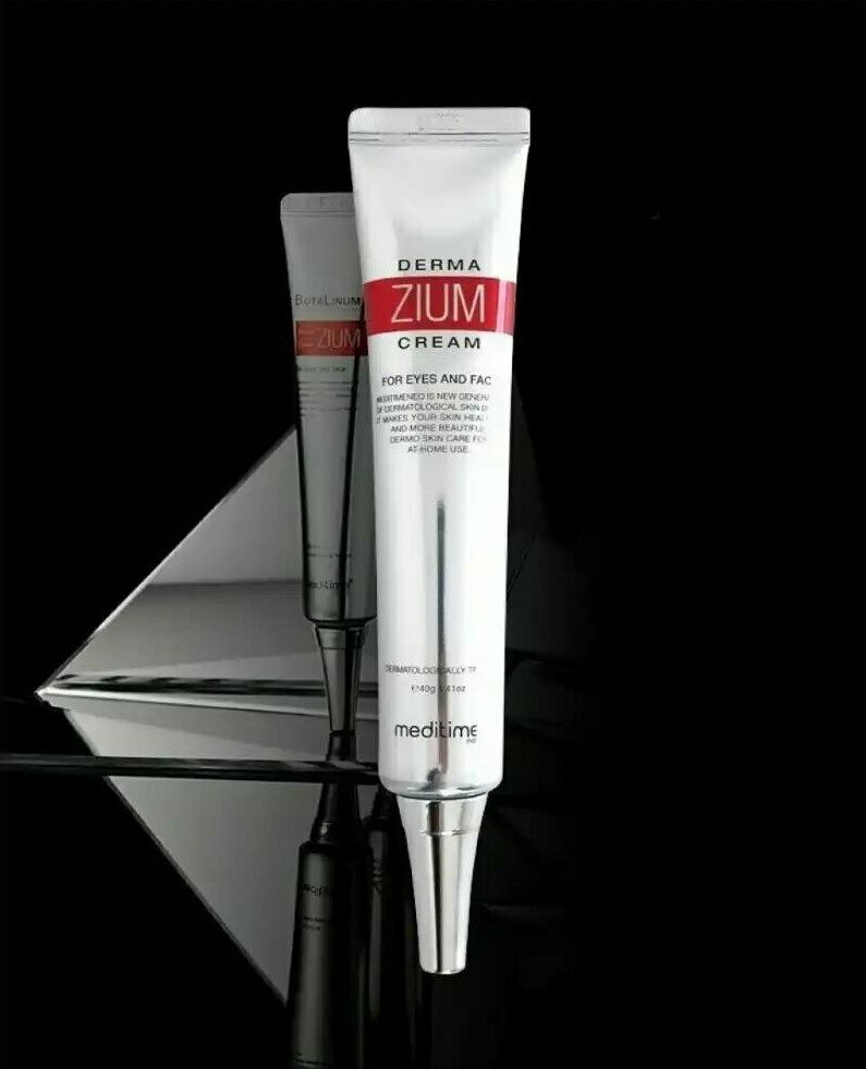 Омолаживающий крем с эффектом ботокса для кожи век и лица Meditime Derma ZIUM Cream for eyes and face, 40мл